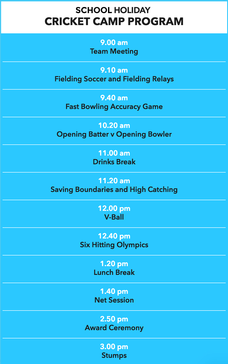 ssc-cricket-schedule - Super Sports Camps